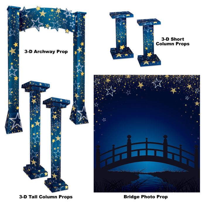 Starry Night Theme Prom Kit 46 Total Items | Beistle – Bulk Party Supplies