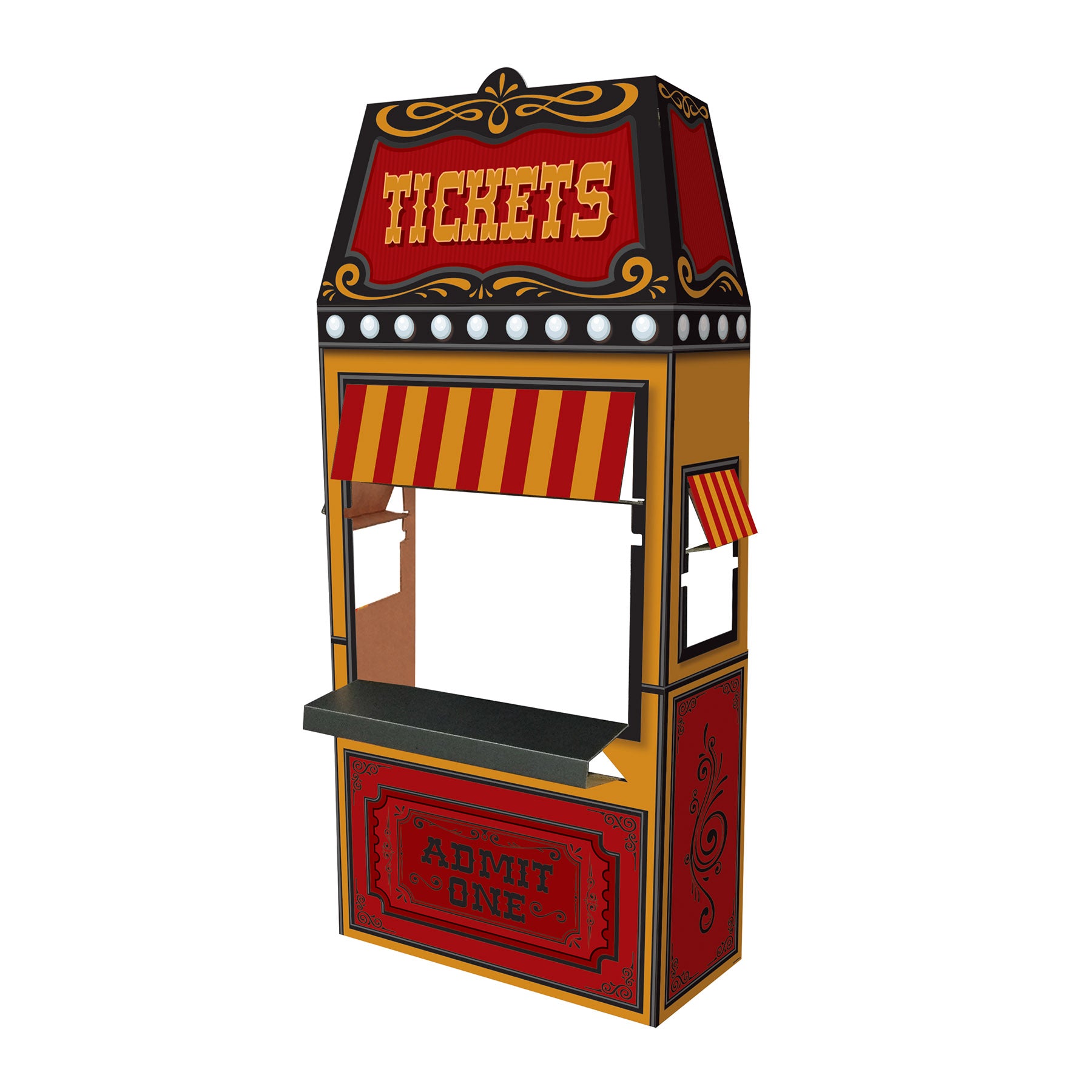 Beistle 3-D Ticket Booth Prop – Bulk Party Supplies