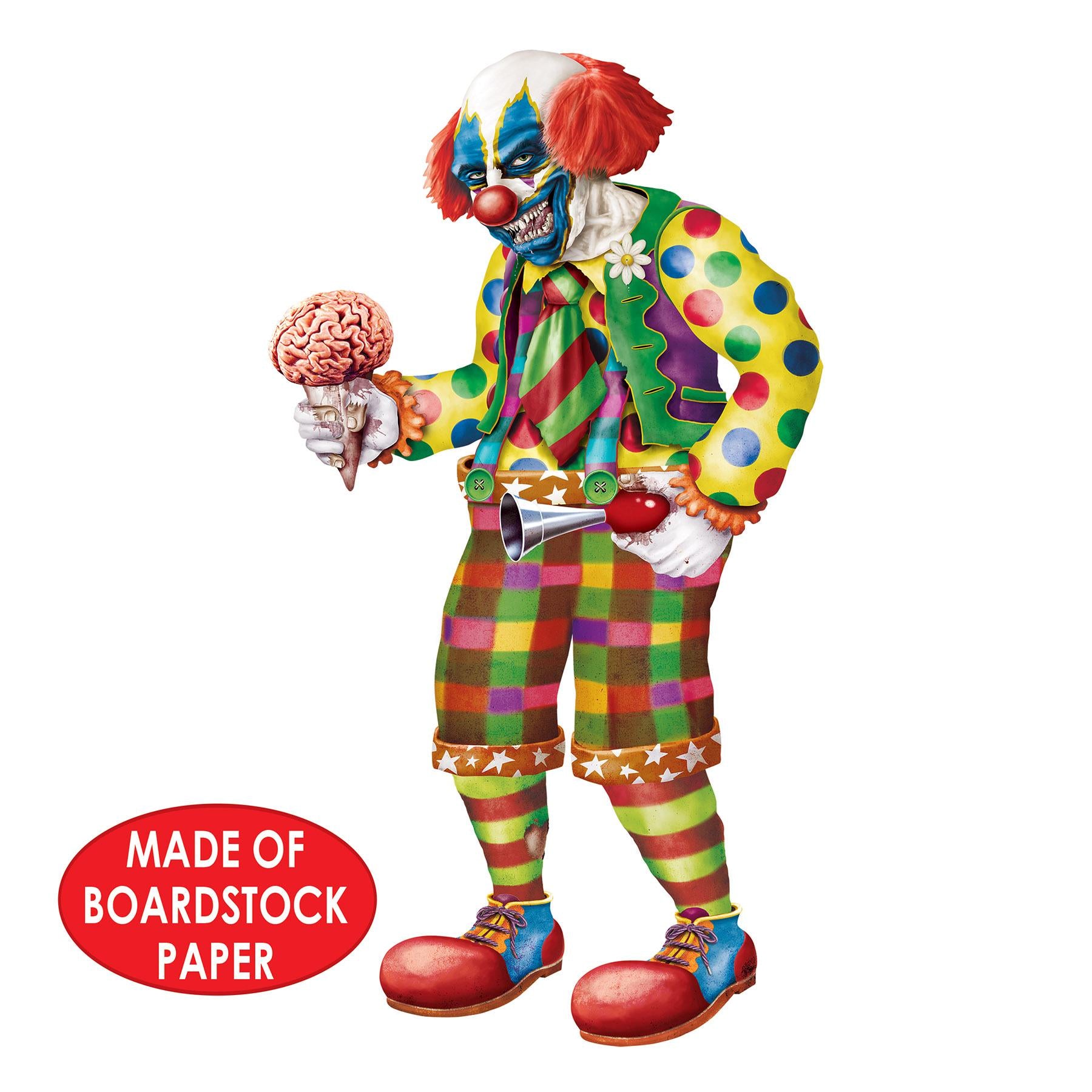 Beistle Halloween Jointed Zombie Clown – Bulk Party Supplies