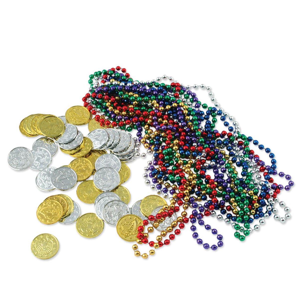 62 Piece Treasure Loot Party Decorations | Beistle – Bulk Party Supplies