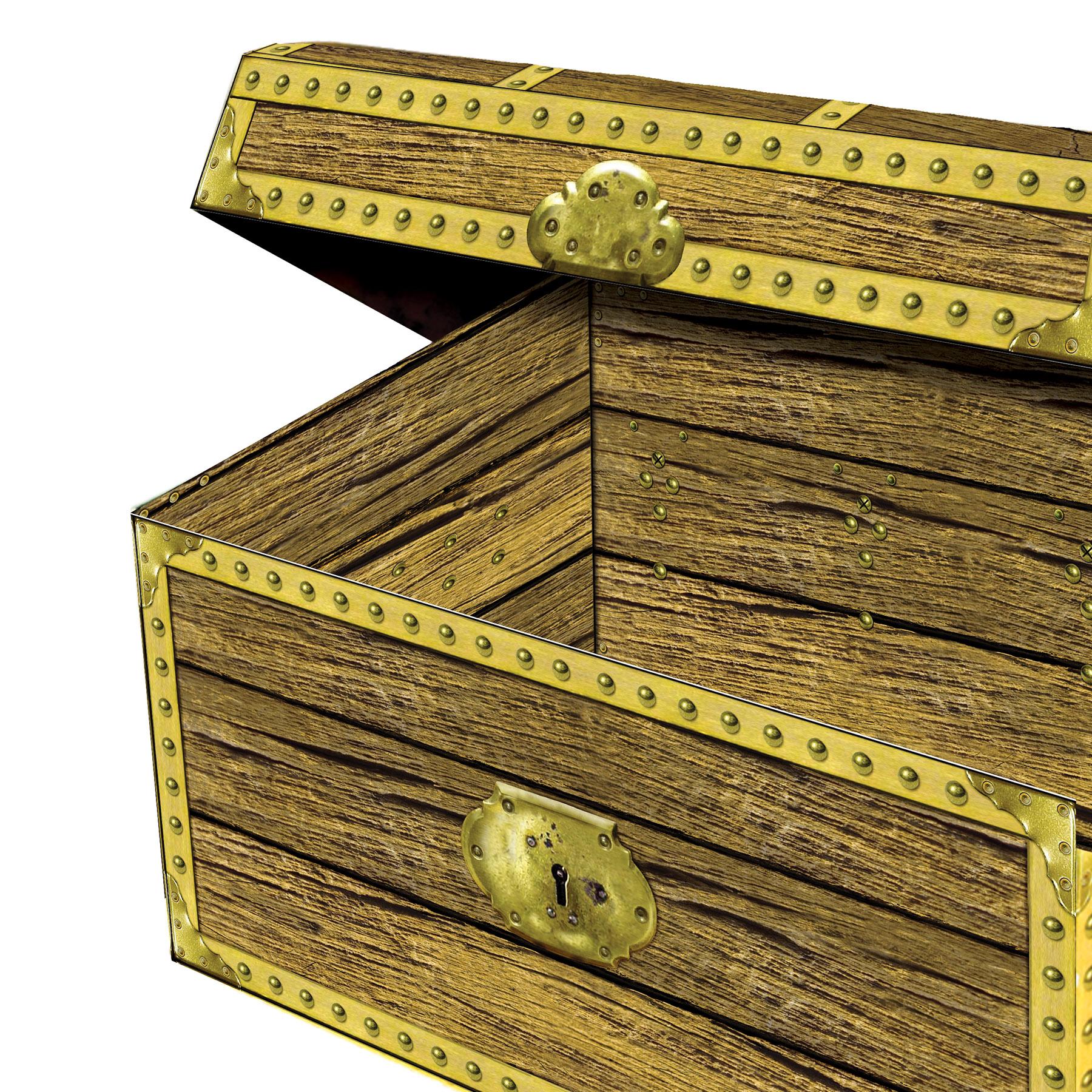 Beistle 8 Inch-Treasure Chest Party Box – Bulk Party Supplies