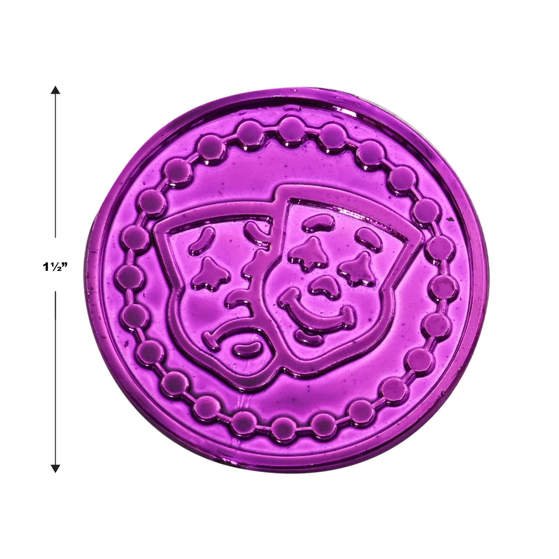 Beistle Mardi Gras Plastic Coins – Bulk Party Supplies
