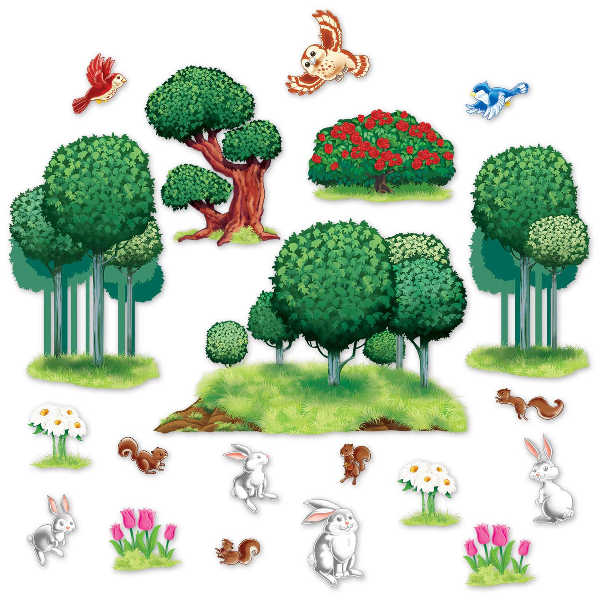 20 Count Animal & Nature Party Props | Beistle – Bulk Party Supplies