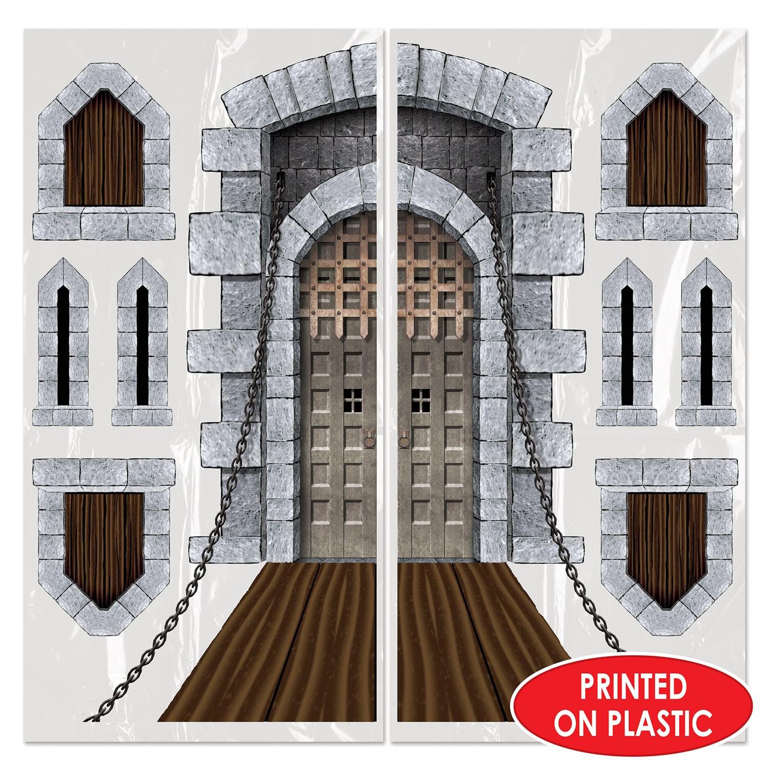 9 Count Castle Door & Window Party Props | Beistle – Bulk Party Supplies