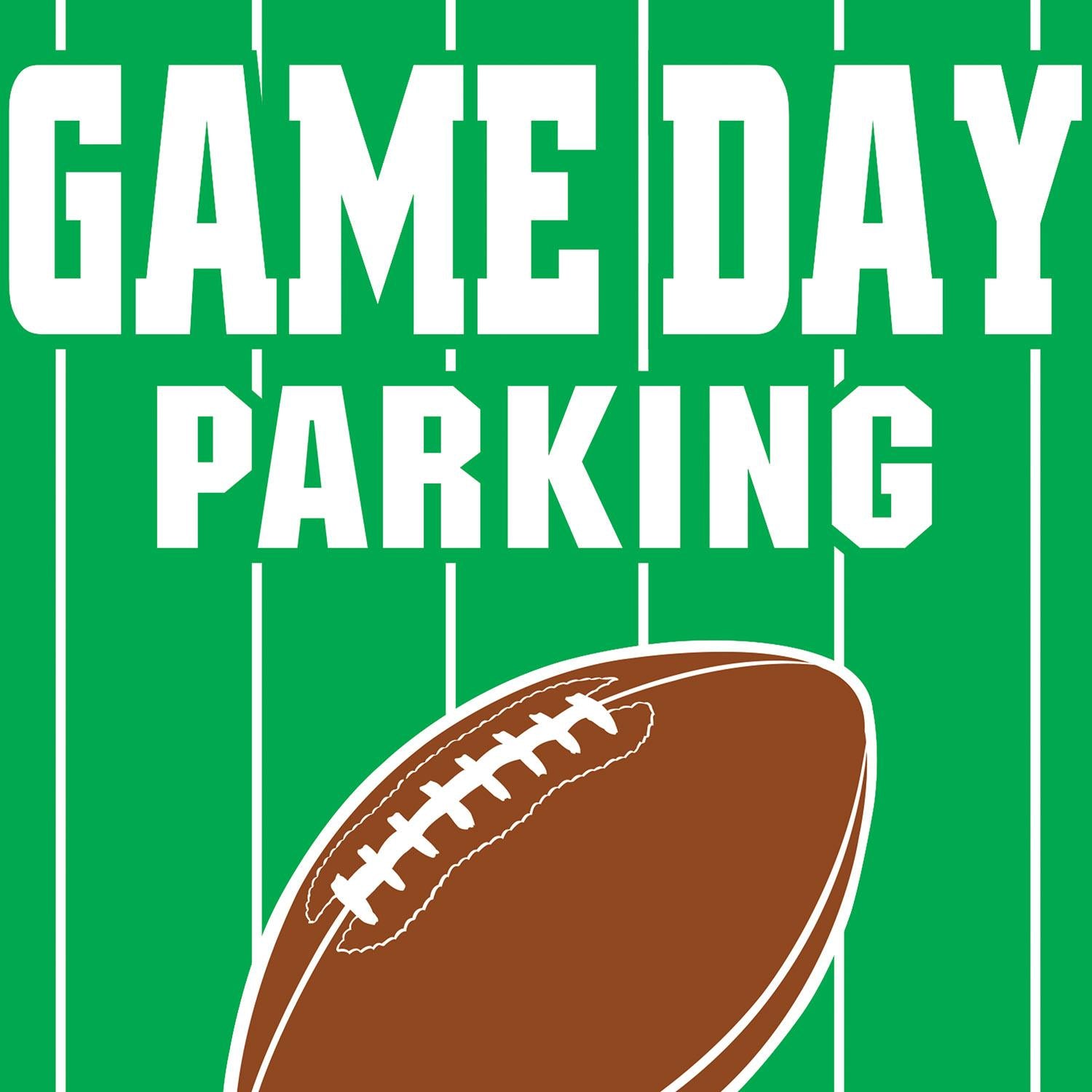 Beistle Game Day Party Parking Sign – Bulk Party Supplies