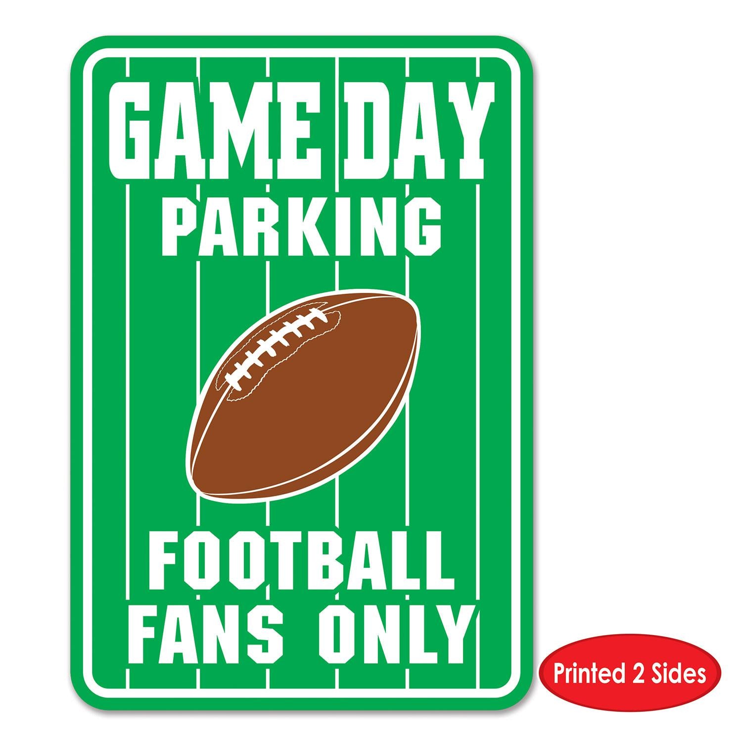 Beistle Game Day Party Parking Sign – Bulk Party Supplies