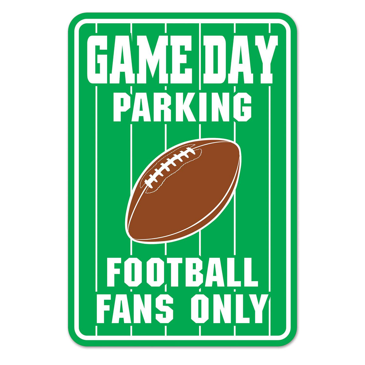 Beistle Game Day Party Parking Sign – Bulk Party Supplies