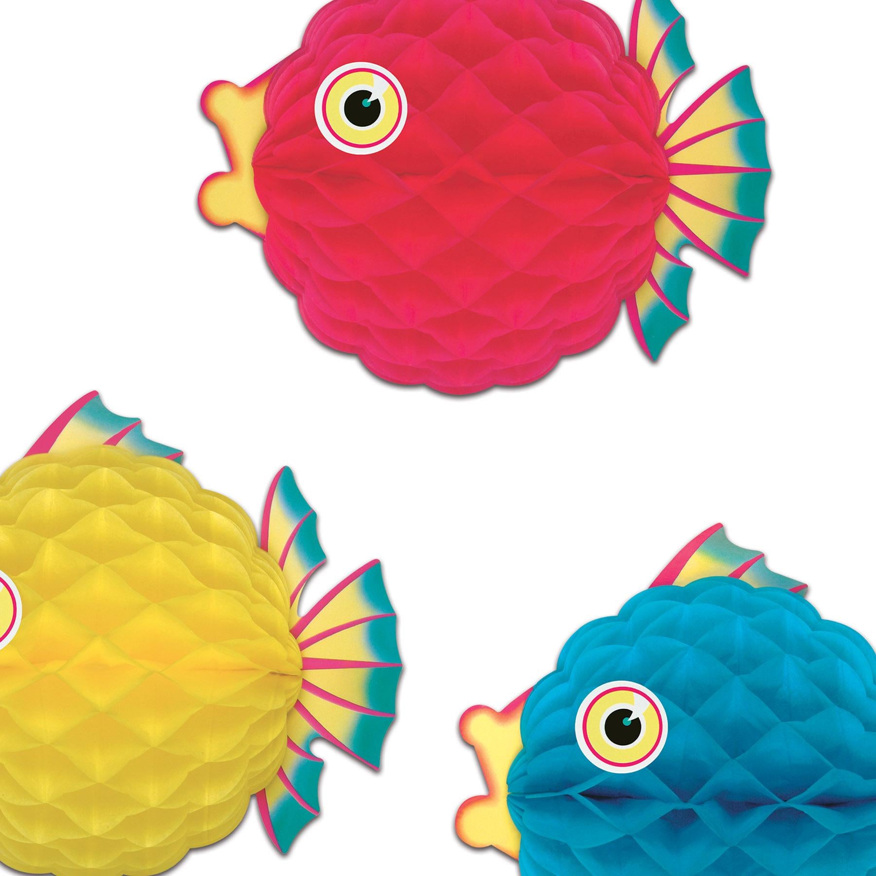 Luau Party Tissue Bubble Fish 12" | Beistle – Bulk Party Supplies
