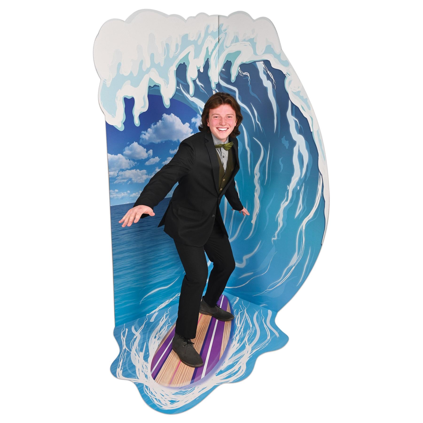 Luau Surfing Photo Prop Stand-Up Decoration | Beistle – Bulk Party Supplies