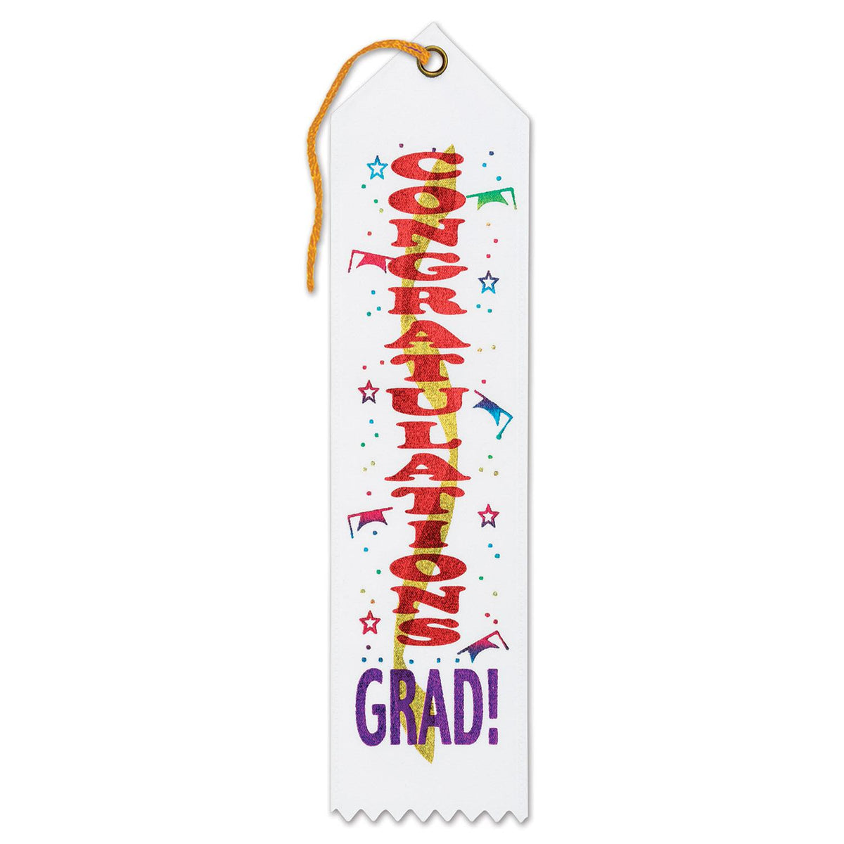 Beistle Congratulations Grad! Graduation Party Award Ribbon